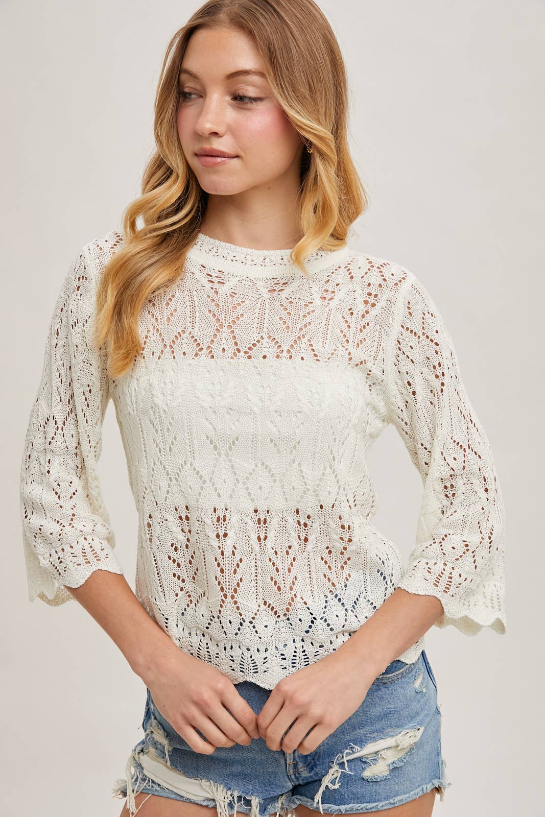 Lace Knit Top – Beautiful Souls Boutique
